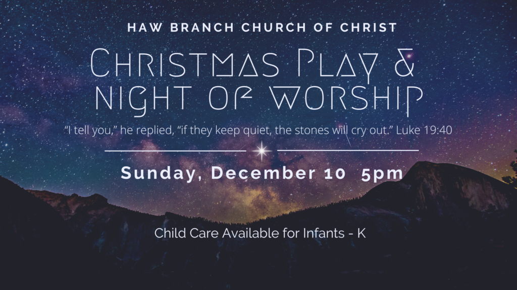 Events for December 2024 – Haw Branch Church of Christ